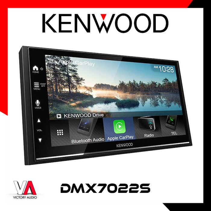 Jual Update!! Head Unit Double Din KENWOOD DMX 7022 S BT play Android Auto | Shopee Indonesia