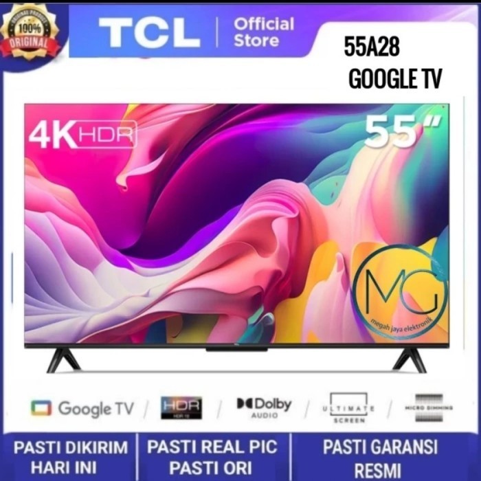Jual Tcl 55A8 Led Smart Tv Android 55 Inch Uhd 4K 55Inch Garansi Resmi ...