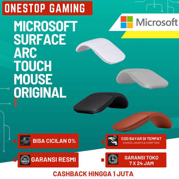 Jual Microsoft Surface Arc Touch Mouse Original | Shopee Indonesia