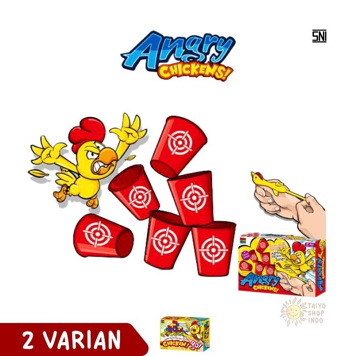 Jual Mainan Anak Angry Chickens Go Board Game Keluarga Seru Tembak Ayam ...