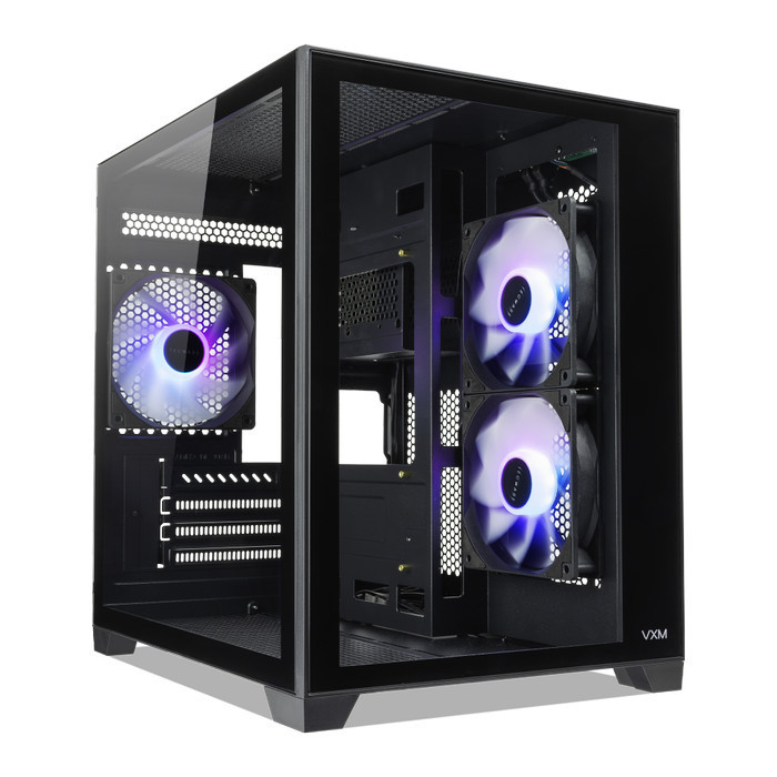 Jual Case Tecware Vxm2 V2 Pro Dual Chamber Gaming Matx Case 3X Argb Fan ...
