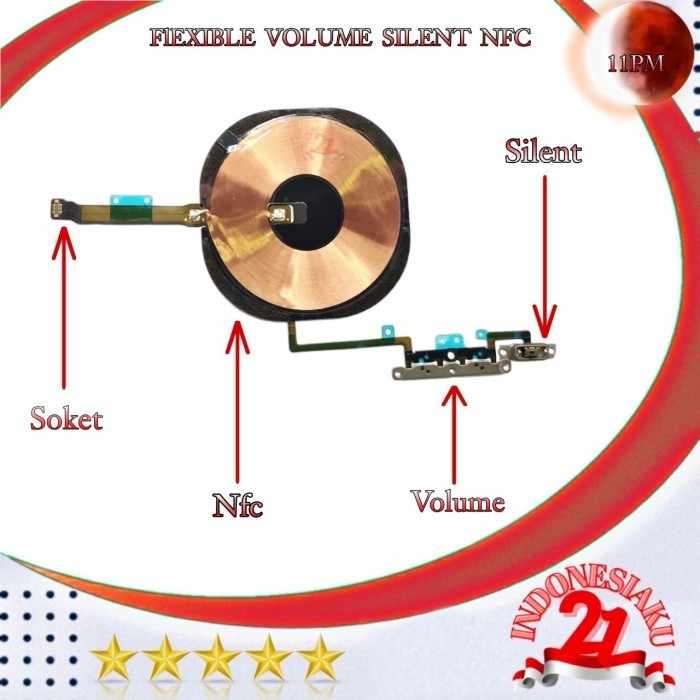 Jual FLEXIBLE VOLUME SILENT NFC IPHONE 11 PRO MAX ORIGINAL 100% NEW ...