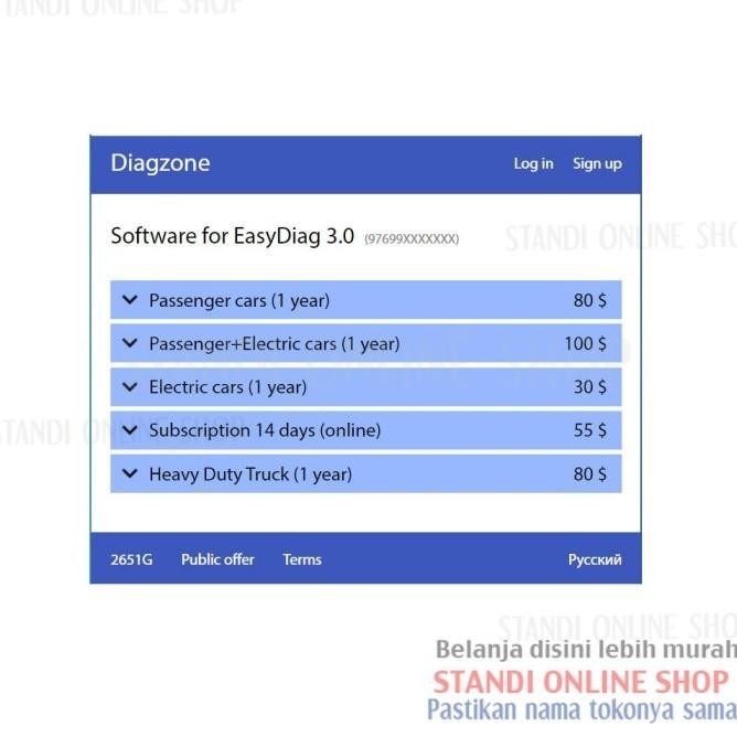 Jual Harga Promo!! Aktivasi Full Software Diagzone Pro Launch Easydiag ...