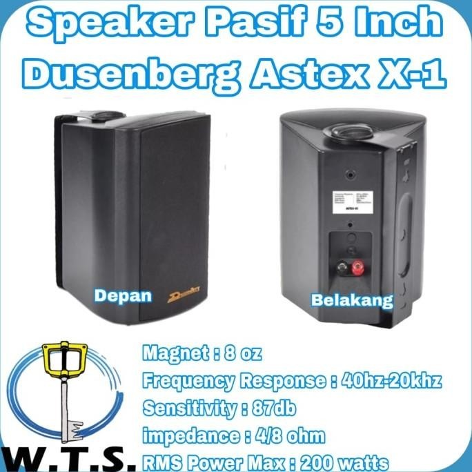 Jual Speaker Pasif DUSENBERG Astex-X1 Speaker Gantung 5 Inch | Shopee ...