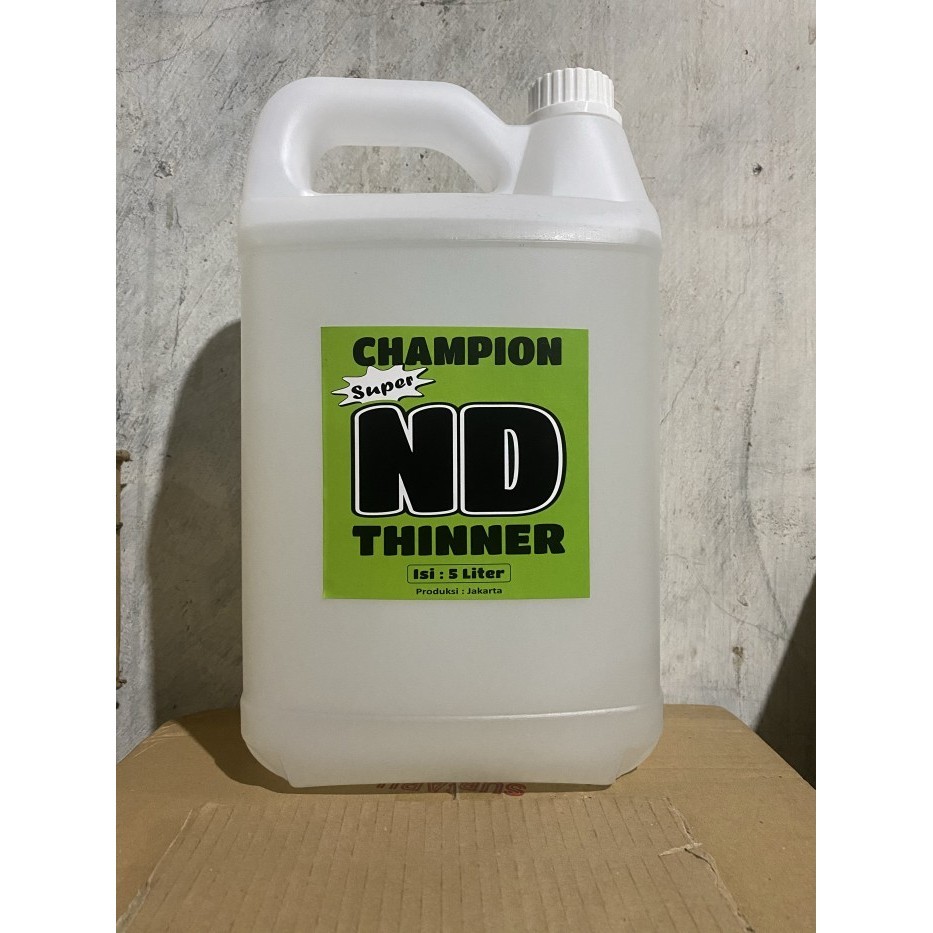 Jual NEW SERIES THINNER ND SUPER 5 LITER ORIGINAL QUALITY | Shopee Indonesia