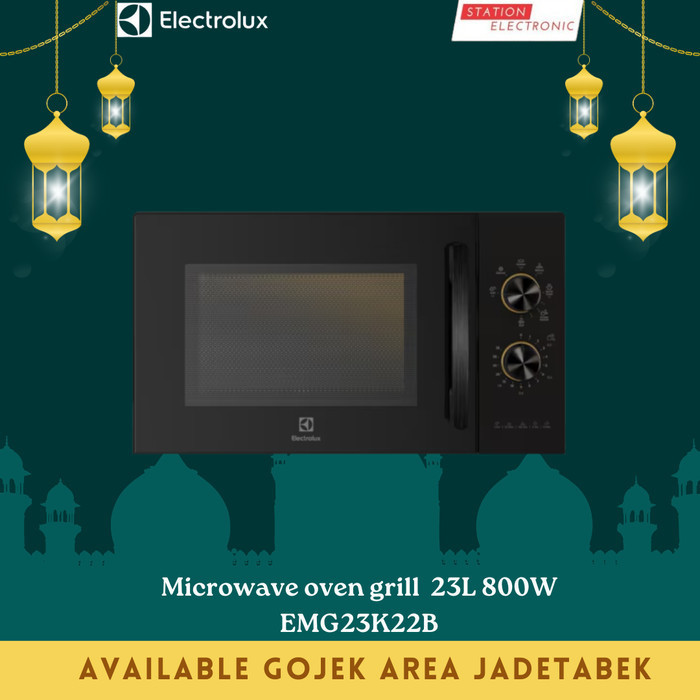 Jual Electrolux Emg23K22B / Emg 23K22B Microwave Oven W/ Grill 23L ...