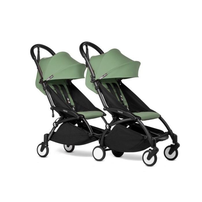 Jual Stokke Complete Connect Stroller Yoyo 6+ Black/Peppermint ...