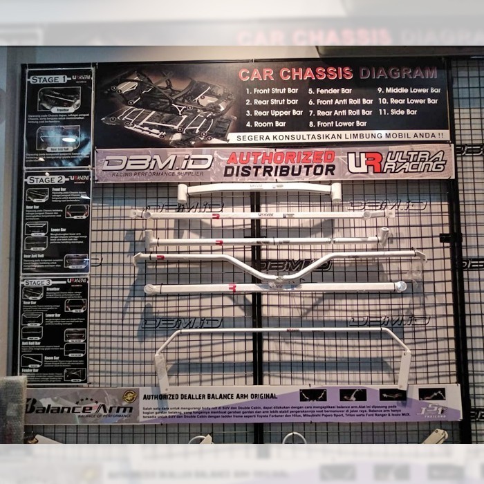 Jual Strutbar Stabilizer Ultra Racing Pajero Sport 07-15 Not Balance ...