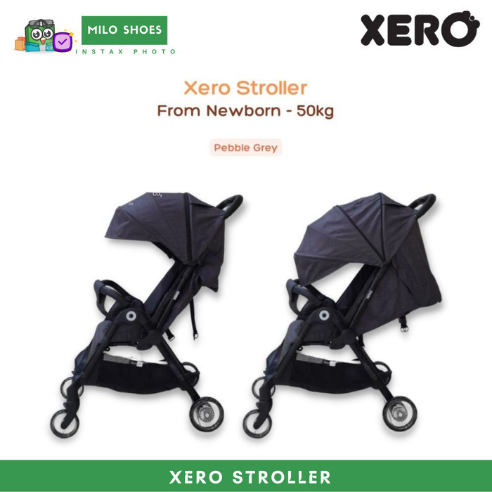 Jual Xero Stroller All Black - Kokoh Sampai 50 Kg Autofold Cabin Size ...