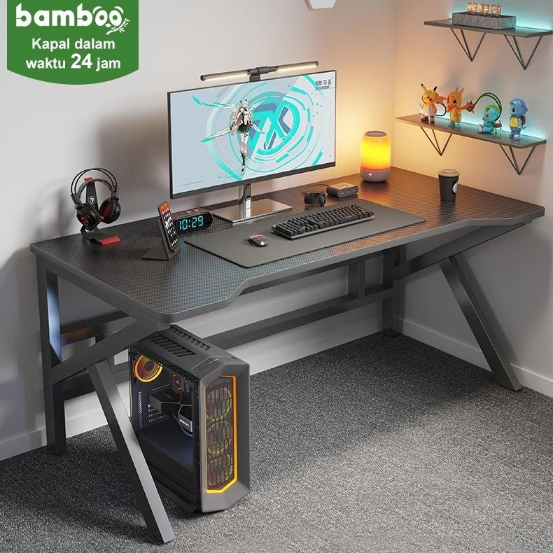 Jual BM Meja Komputer 140cm Meja Gaming Meja Kerja meja PC Meja Belajar ...