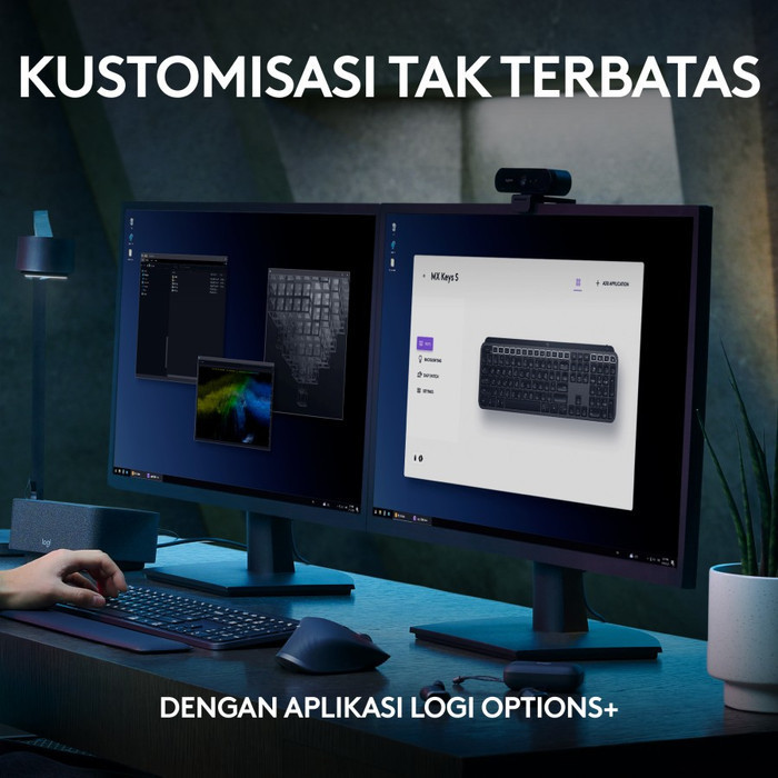 Jual Keyboard Logitech Mx Keys S Wireless Bluetooth Smart Backlight ...