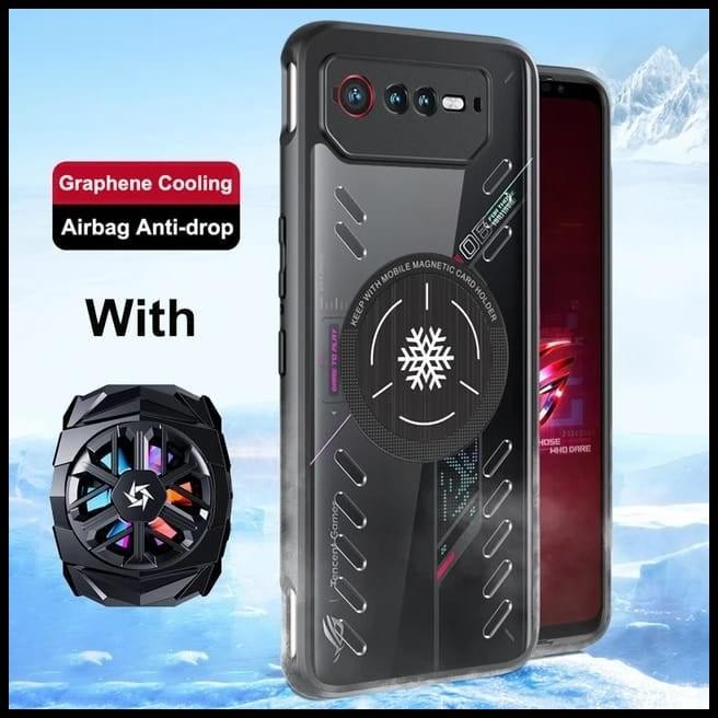 Jual Case Asus Rog Phone 7 Graphene Cooling Heat Dissipation Fan Cooler ...