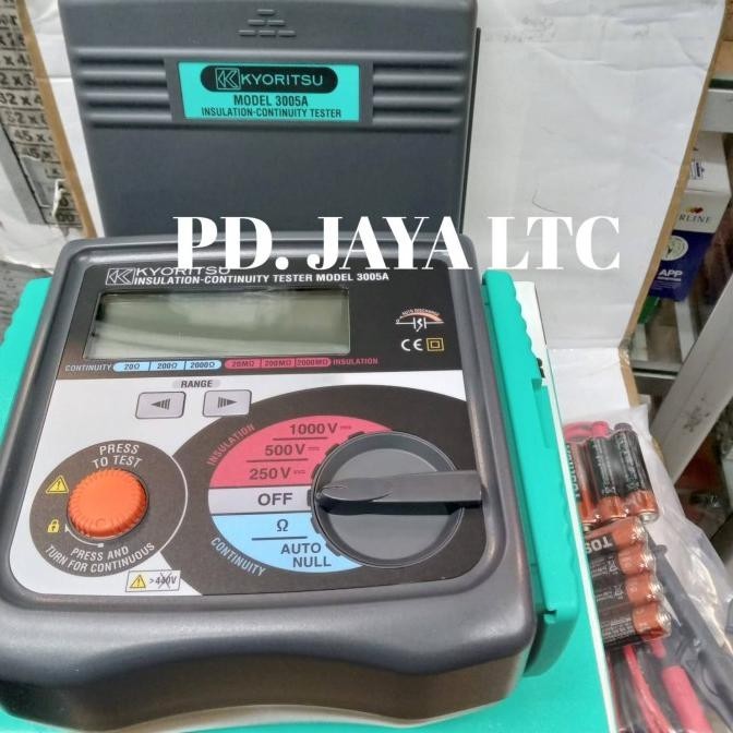 Jual Kyoritsu Megger Test Electric - Insulation Tester 3005A | Shopee ...