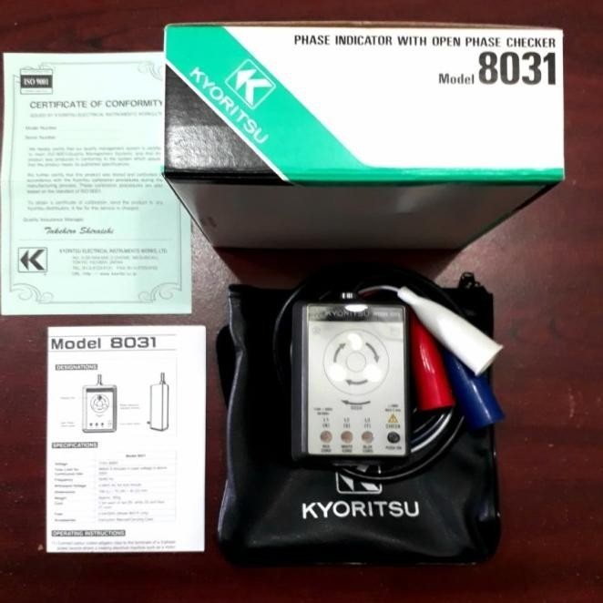 Jual Kyoritsu 8031 Phase Indicator With Open Phase Checker Alat Test ...