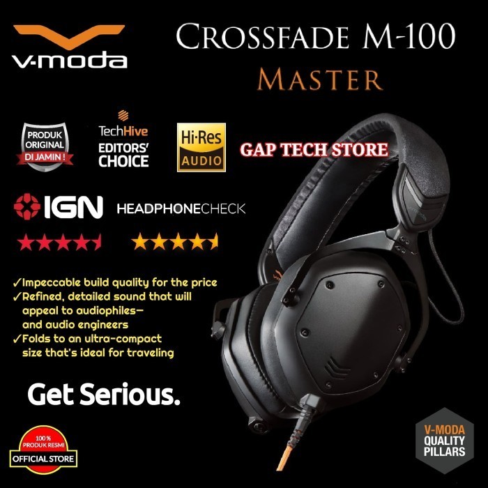 Jual V Moda Crossfade M 100 Master / M100 Master Over-Ear Headphone ...
