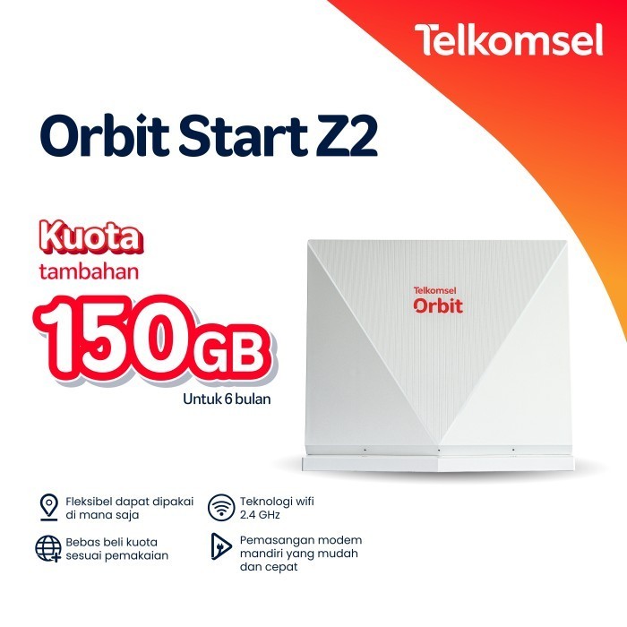 Jual Telkomsel Orbit Star Z2 Modem Wifi 4G High Speed Bonus Data ...