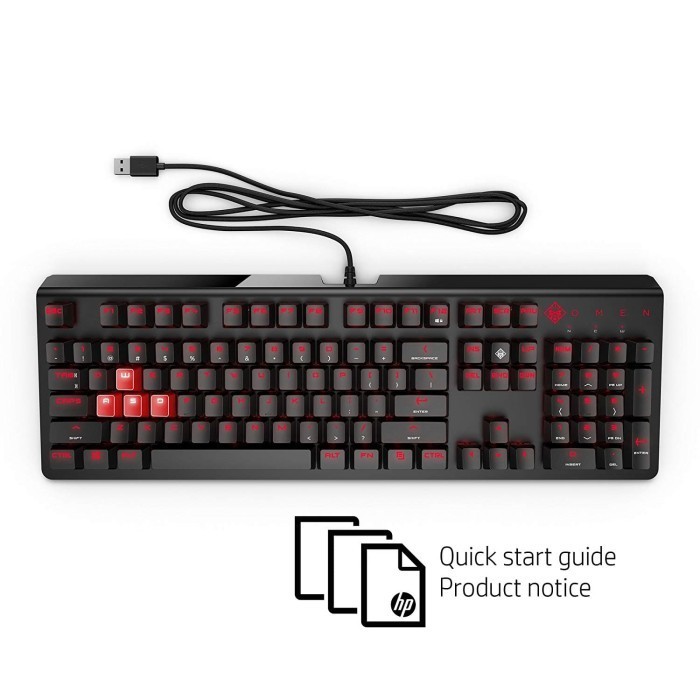 Jual Hp Omen 1100 Mechanical Gaming Keyboard | Shopee Indonesia