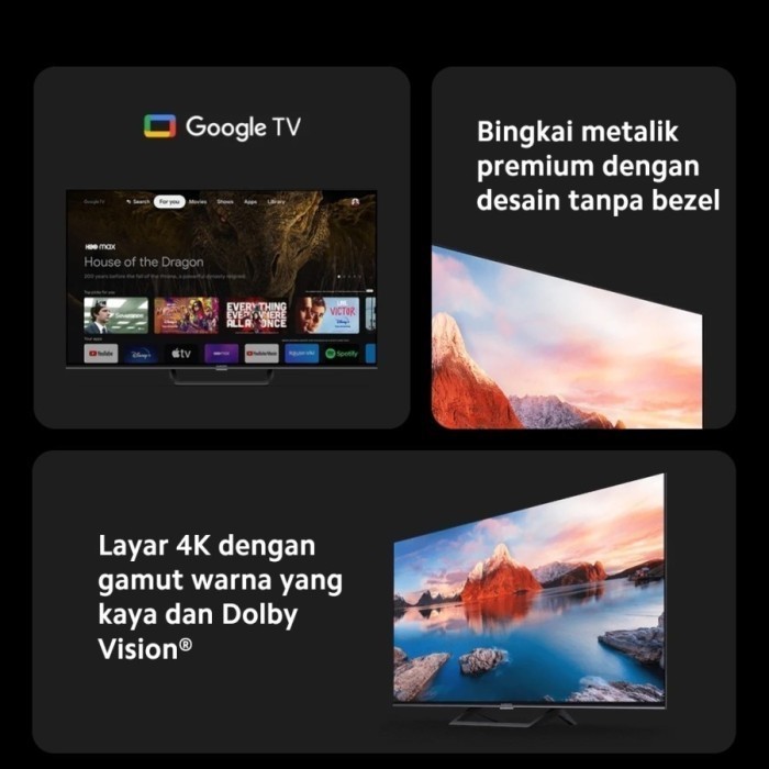 Jual Led Tv Xiaomi 43 A Pro Led Tv 43 Inch Uhd 4K Google Tv | Shopee ...