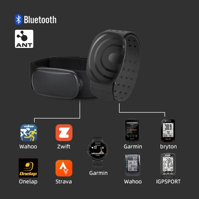 Jual Thinkrider Chest Heart Rate Monitor ( Magene T100 T300 Tacx Wahoo ...