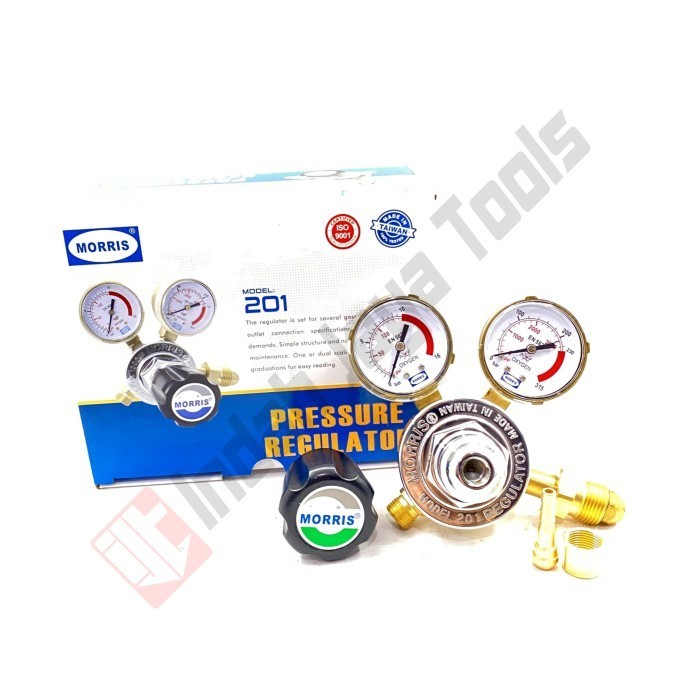 Jual Morris 201 Regulator Las Oxygen Oksigen Pressure Regulator Taiwan ...