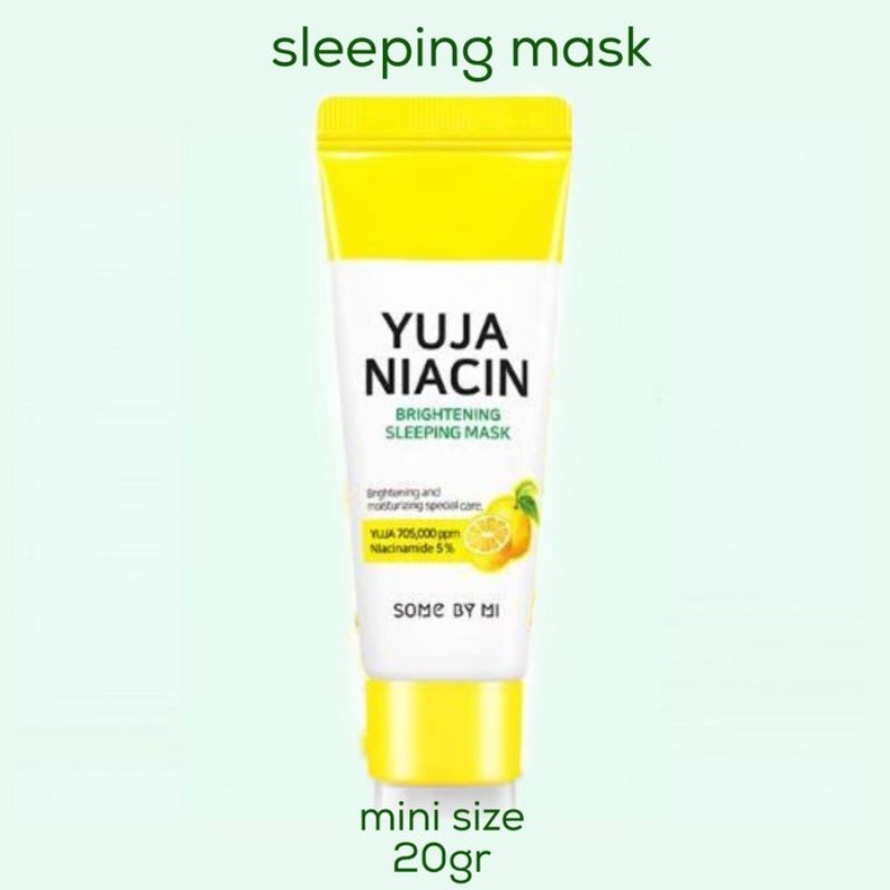 Jual SOMEBYMI Yuja Niacin Brightening Sleeping Mask (travel size ...