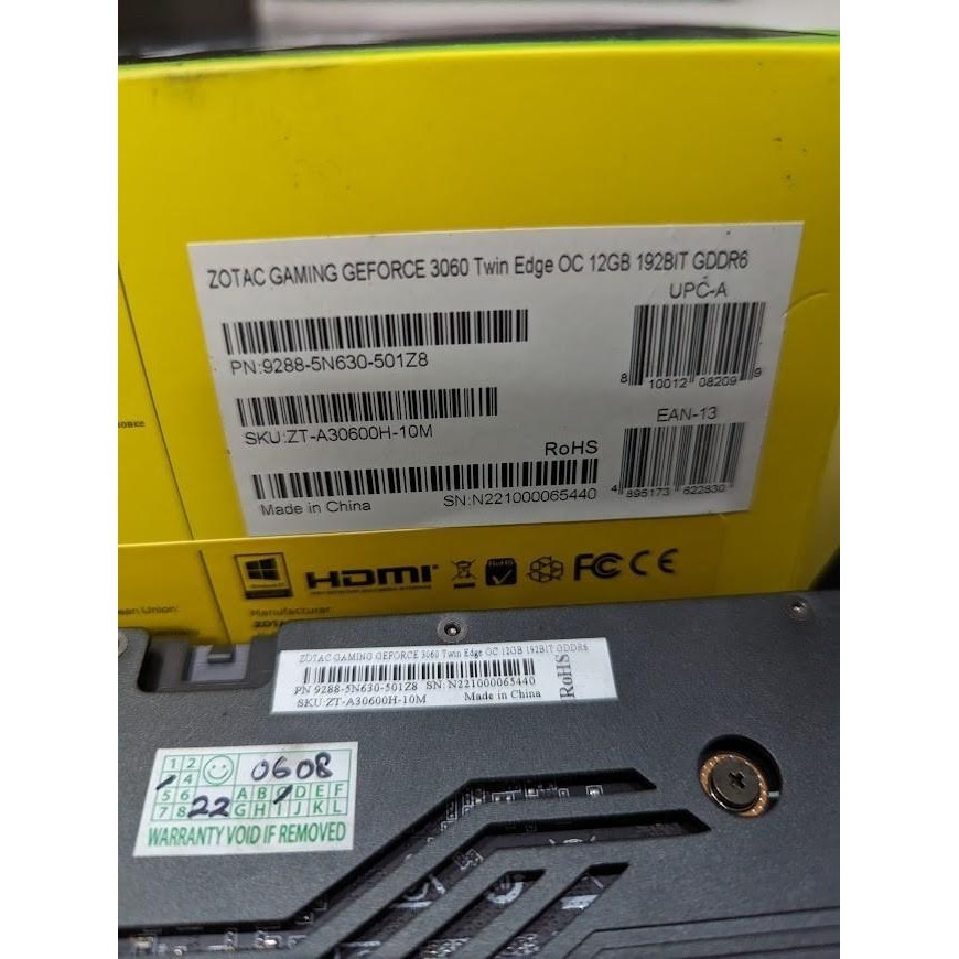 Jual Vga Zotac Gaming Rtx 3060 Rtx3060 Twin Edge Oc 12Gb 12 Gb Pc ...