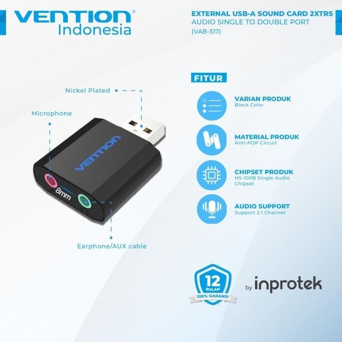 Jual Vention S13 Universal External Usb 5.1 Channel Sound Card - Dt ...