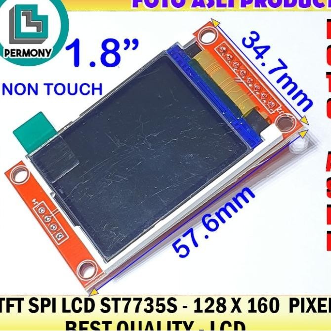 Jual LCD SPI 1.8 inch 128X160 TFT Module Display 160x128 ST7735 ...