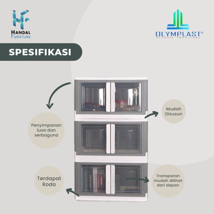 Jual Container Box Plastik Ofs / Kontainer Box Susun Plastik / Storage ...