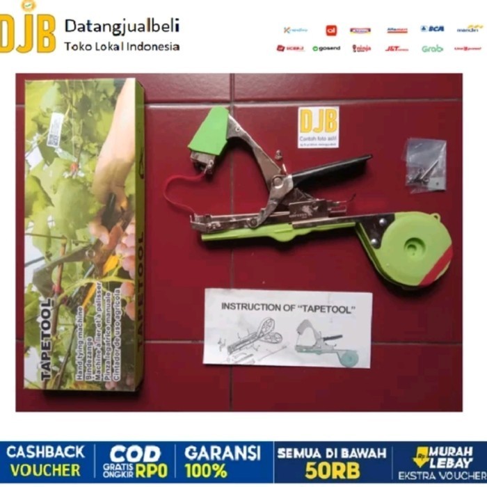 Jual KNIFEZER Lakban Batang Tanaman Plant Tape Tool Tapener Machine ...