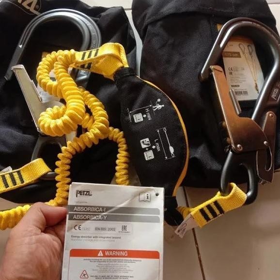 Jual Petzl Absorbica Y Lanyard 150Cm + Mgo / Petzl Lanyard Ganda Murah ...