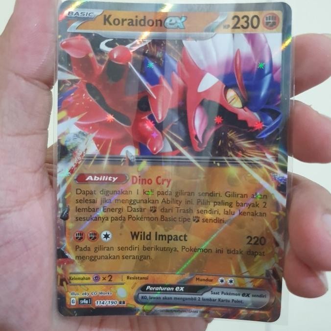 Jual Koraidon ex RR sv4a 114/190 Pokemon TCG Indonesia | Shopee Indonesia
