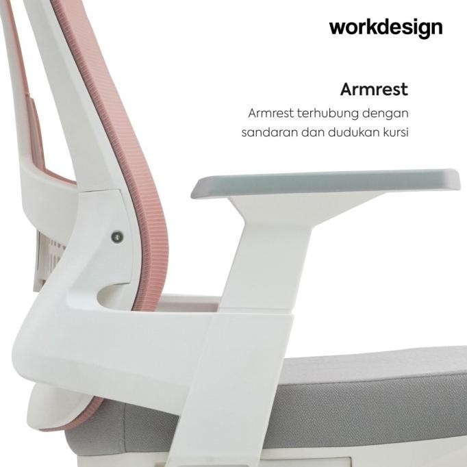 Jual Workdesign - Ahsoka EC Kursi Kantor / Kursi Kerja Ergonomis | Shopee Indonesia