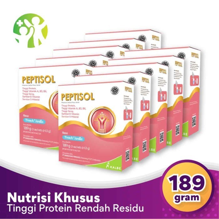 Jual Bundle 10 Box Peptisol - Nutrisi Tinggi Protein Rendah Residu ...
