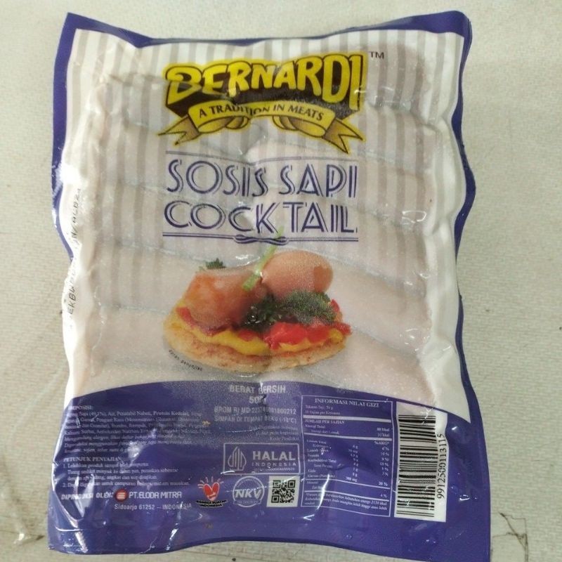 Jual Sosis sapi cocktail Bernardi 500gr | Shopee Indonesia