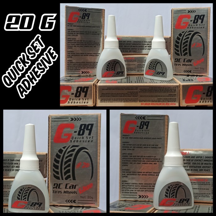 Jual Lem ban mobil rc karet keramik plastik metal instant glue 3m 171 ...