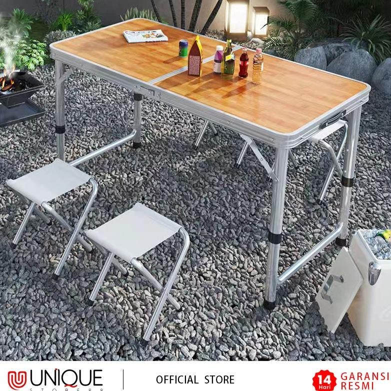 Jual Meja Lipat Meja Koper Portabel Aluminium 120x60 CM Meja Camping ...