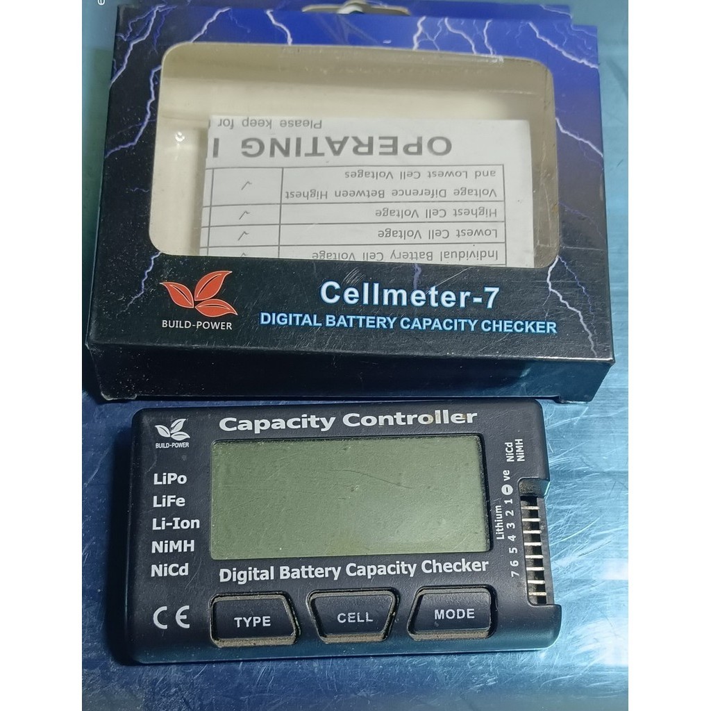 Jual DIGITAL CELL METER 7 CELLMETER V2 LIPO BATTERY CAPACITY CHECKER ...