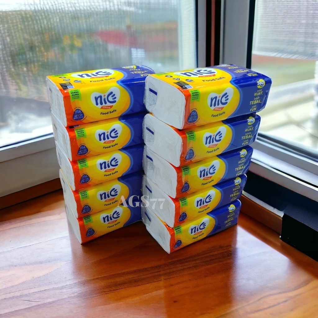 Jual New Nice Living Facial Tisu 2 Lapis 360 Helai 10 pack Tissue ...