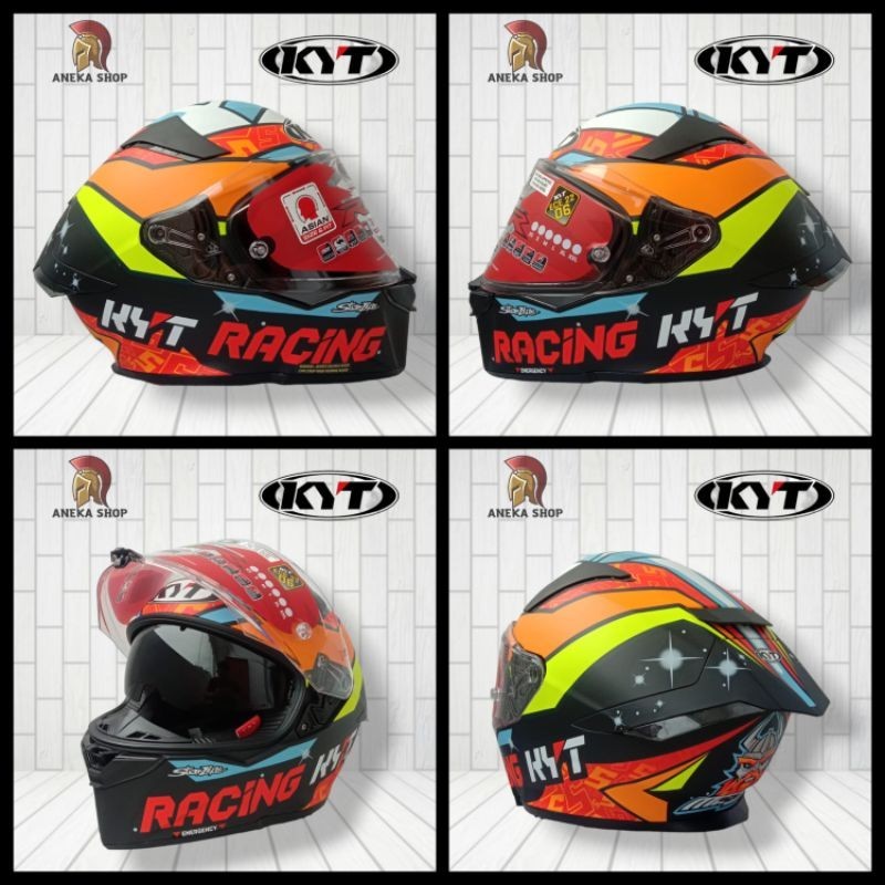 Jual HELM KYT R2R PRO MASIA 2022 REPLICA | DOUBLE VISOR | SNI/ECE ...