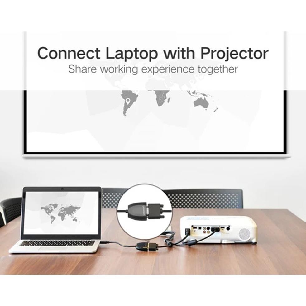 Jual Am67 Cable Adapter HDMI to VGA Converter Proyektor UGREEN ...