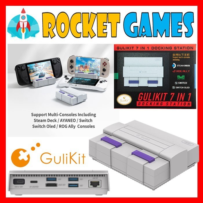 Jual Gulikit 7 In 1 Docking Station Switch Steam Deck Ayaneo Rog Ally ...