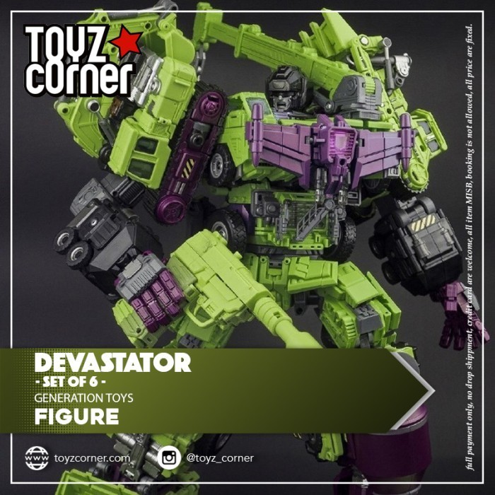 Jual Generation Toy Transformer Devastator (Set Of 6) | Shopee Indonesia