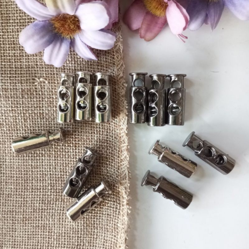 Jual 10 pcs Stopper Chrome|Stopper ABS Black Nikel|Stopper Tali Botol ...