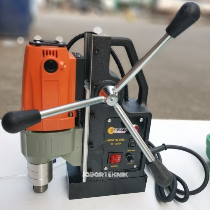 Jual MESIN BOR MAGNET JETBROACH 35 MM MAGNETIC DRILL CORE DRILL ZT 35MM ...