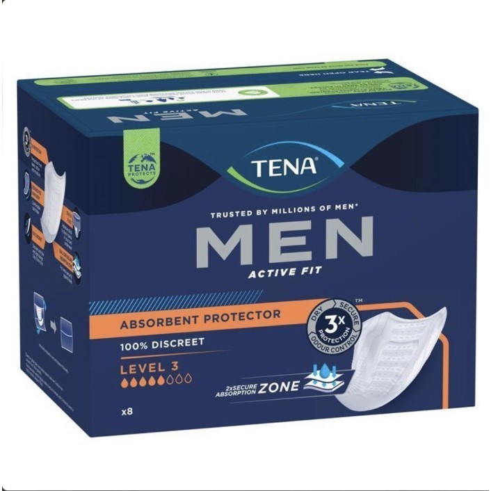 Jual Tena Men Pads Level 3 - 8 pack. diaper pria | Shopee Indonesia
