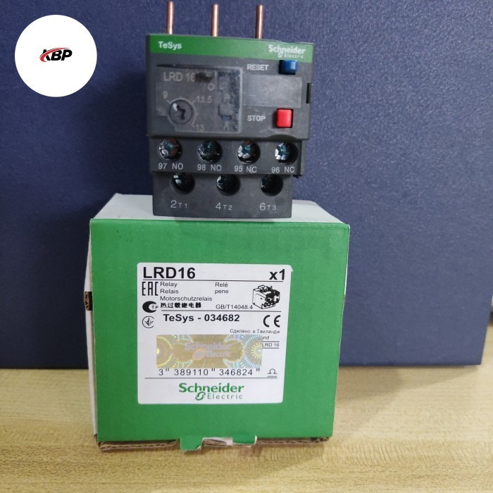Jual Asli Thermal Overload Relay Schneider Lrd16 9A - 13A ...