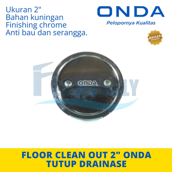 Jual FLOOR CLEAN OUT 2 inch KUNINGAN FCO ONDA | Shopee Indonesia