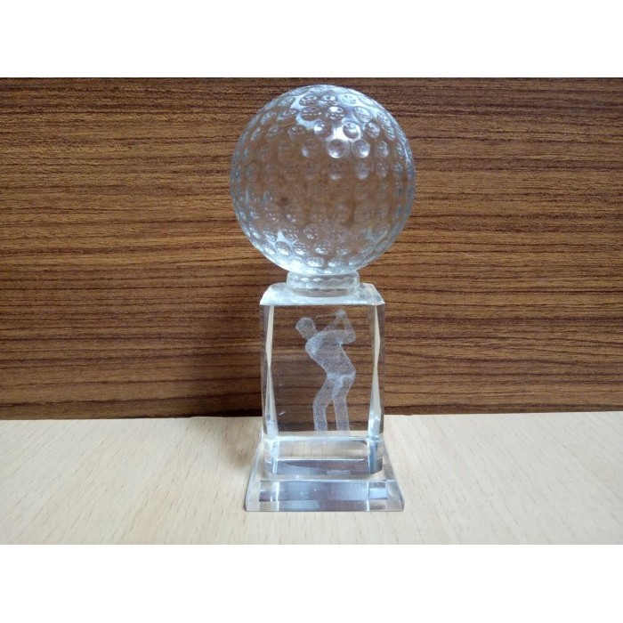 Jual T76B Plakat kristal / Trophy Crystal kaca / Piala Golf / Piala ...