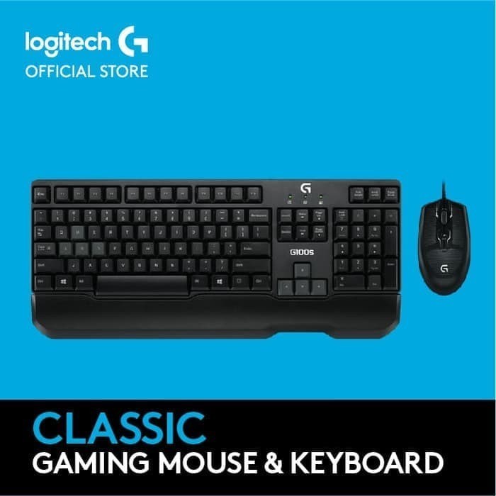 Jual Logitech G100s Gaming Keyboard Mouse Combo | Shopee Indonesia